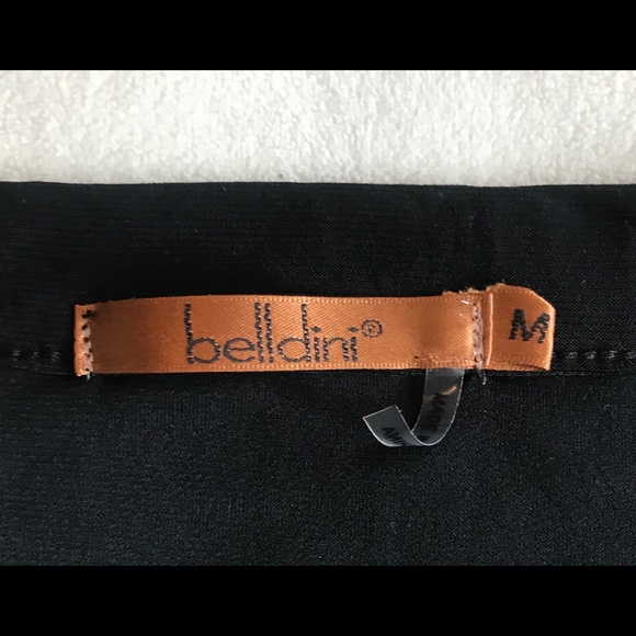 Belldini | Tops | Belldini Black Top With Gold Toned Rings | Poshmark